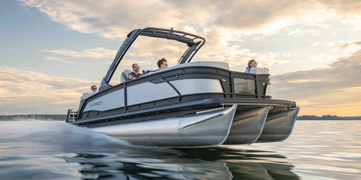 Godfrey Updates Sanpan and Monaco Pontoons – Boatmart Blog
